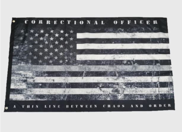What do the firefighter and correctional flags stand for?