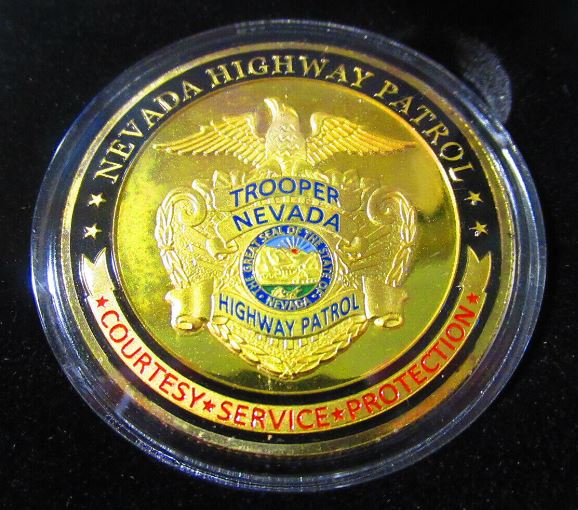 Nevada Highway Patrol Challenge Coins: Commemorating Courage and Commi