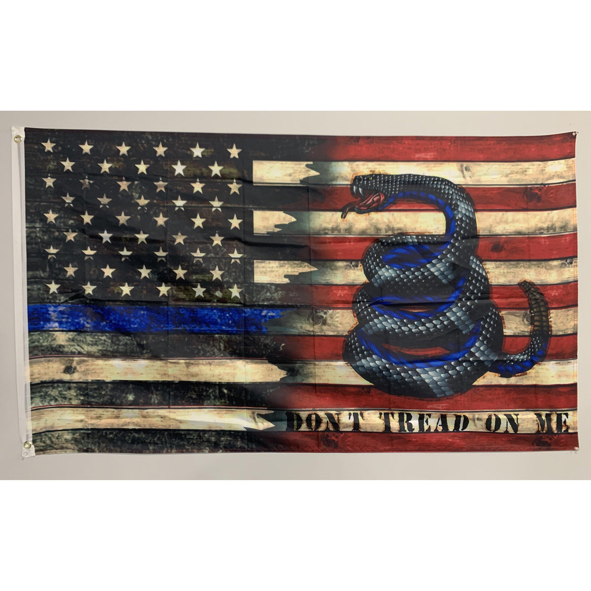 Fire And Police American Flag 3x5 Foot Thin Blue Line American Flag ...