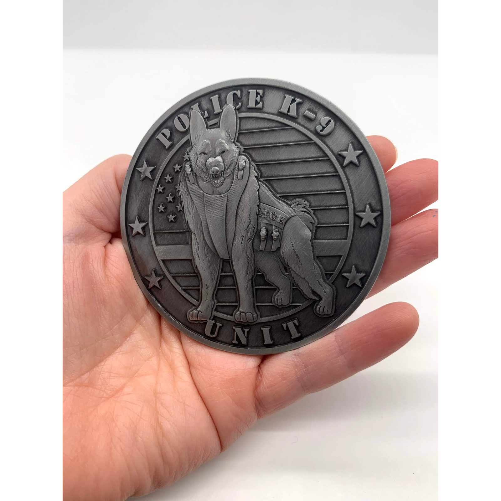 K9 Police Unit Challenge Coin