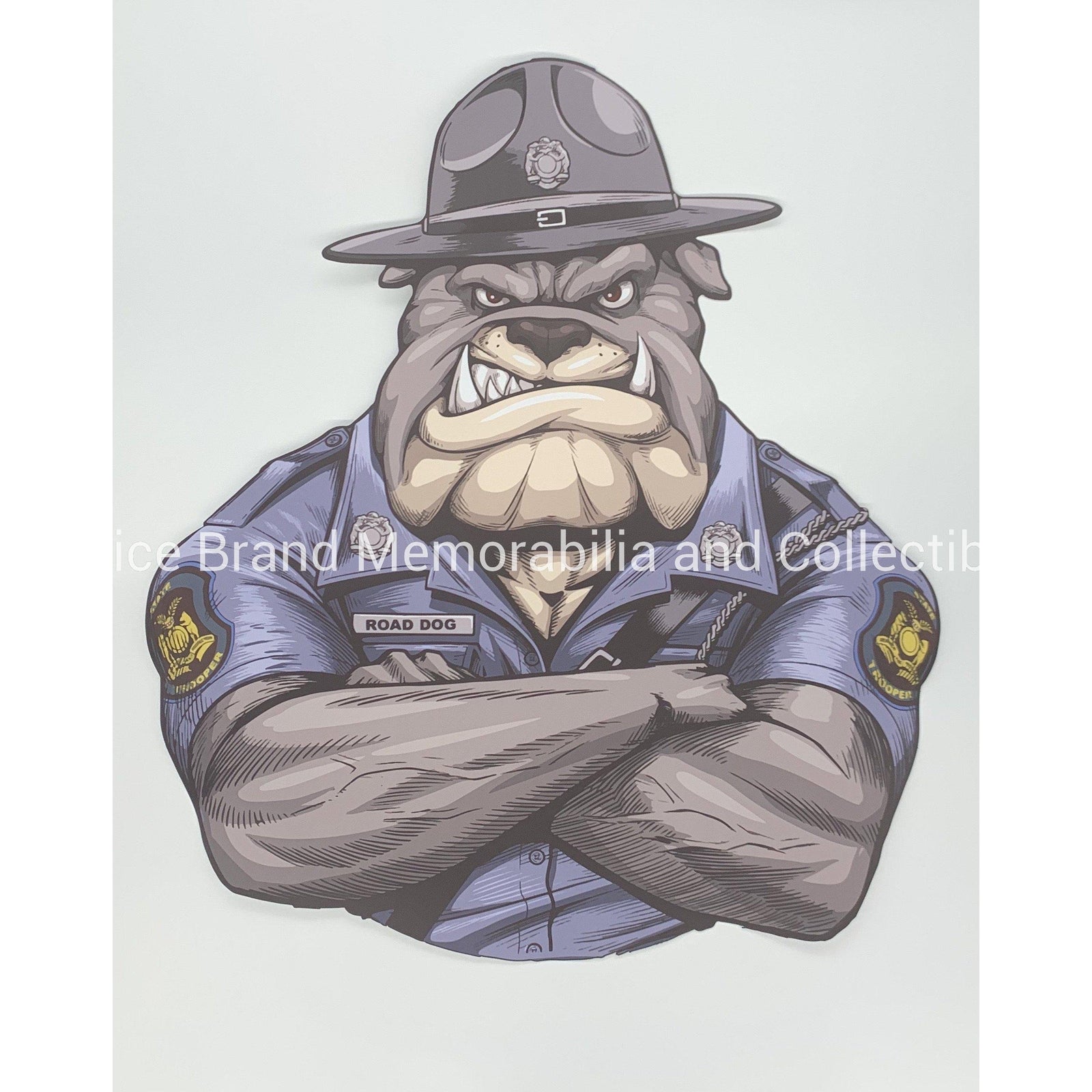 MO State Trooper Bulldog Only Sticker