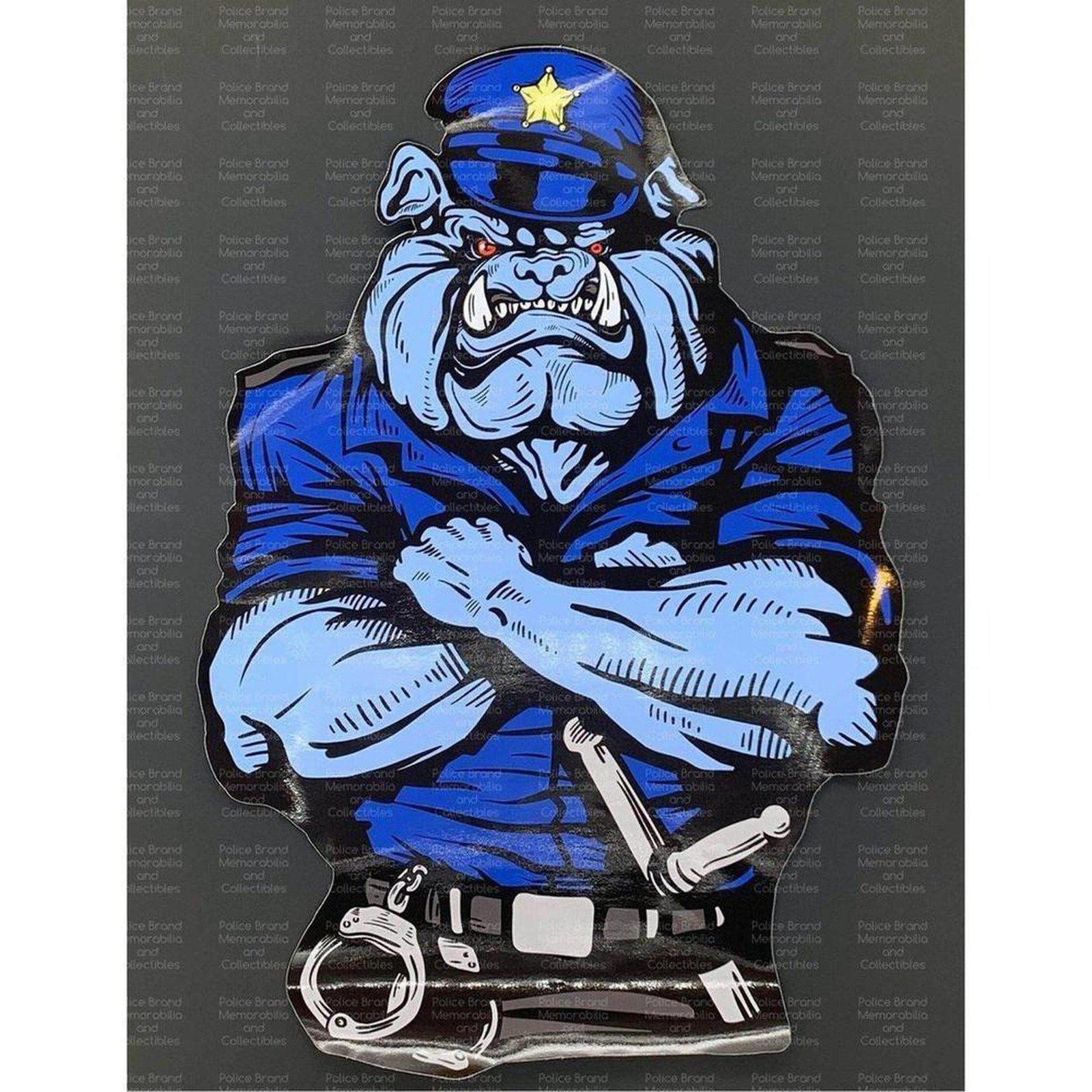 Police Bulldog Sticker
